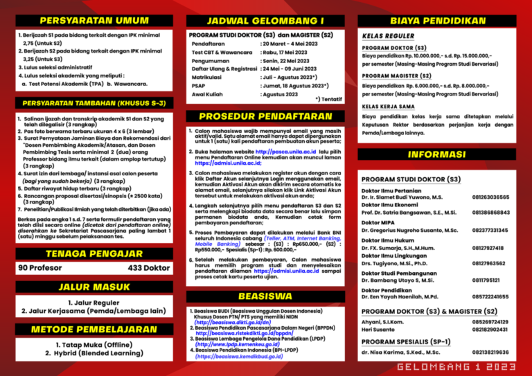 2 Mei 2023 – PROGRAM STUDI DOKTOR ILMU LINGKUNGAN